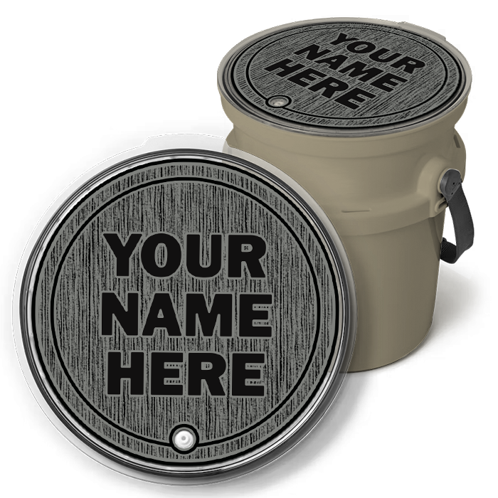 "It's Mine" - Custom Yeti® Loadout Bucket Lid Foam Topper with YOUR NA ...
